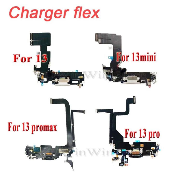 Dock Connector Charger Port Flex Cable For iPhone 13 Pro Max 13 mini ...
