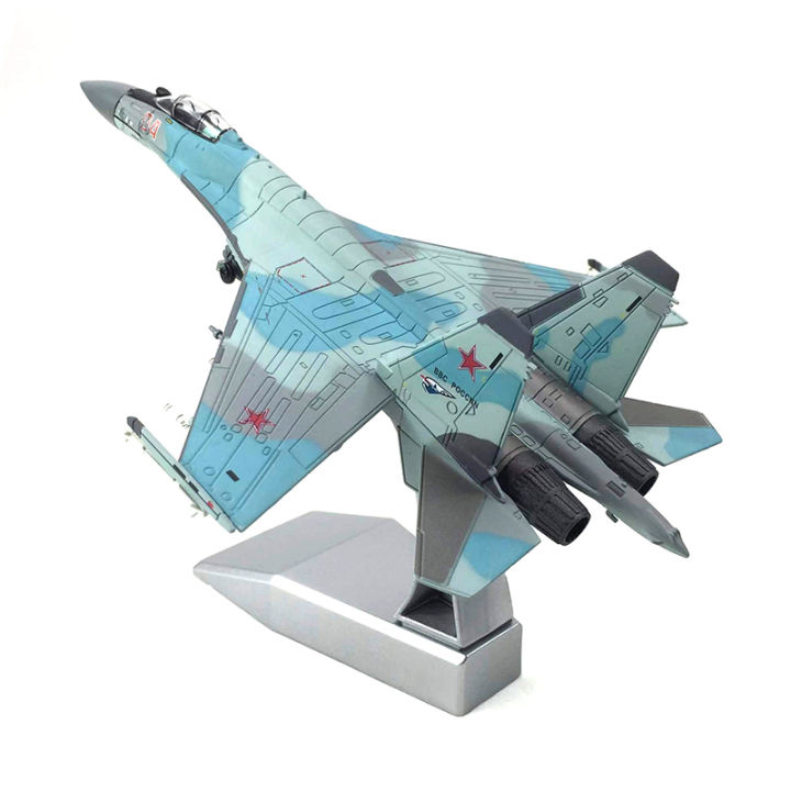 Diecast Metal Alloy 1/100 Scale Russian SU-35 Fighter Airplane Aircraft ...
