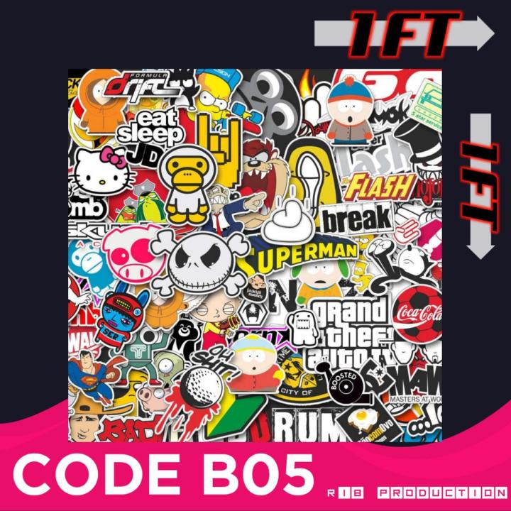 Cycle sticker full waterproof 1 feet | Daraz.com.bd