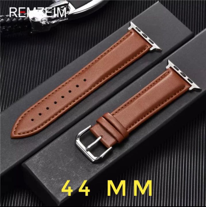 Leather Watchband Soft Material Watch Band Wrist Strap 20mm 22mm 44mm ...