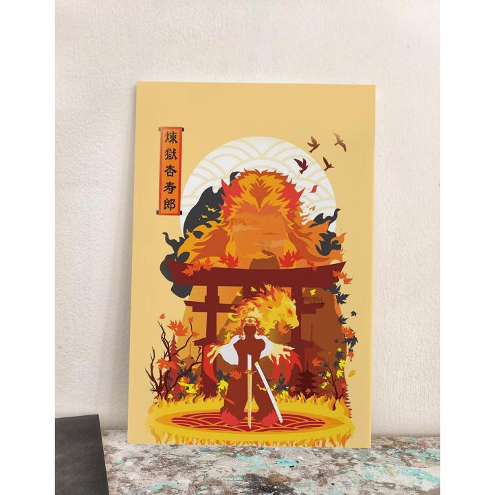 Rengoku Demon Slayer PVC Board Poster | Daraz.com.bd