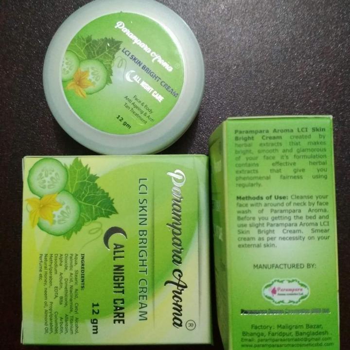 6 pcs PARAMPARA (LCI) Fairness Night Cream | Daraz.com.bd