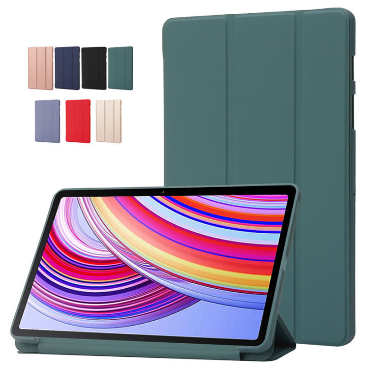 For Xiaomi Redmi Pad Pro Case 2024 PU Leather Soft TPU Back Stand ...