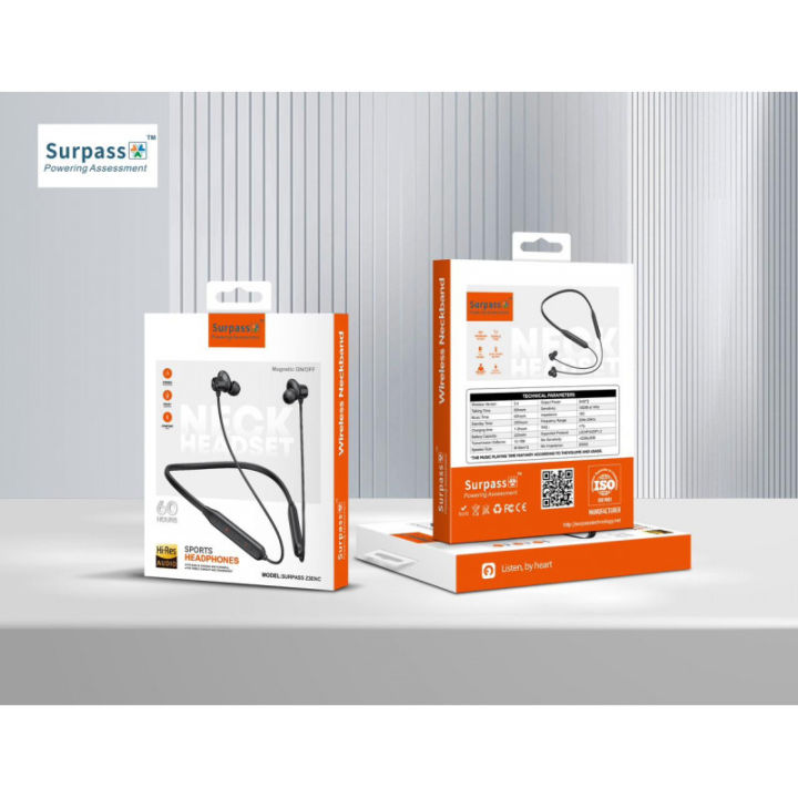 Surpass Neckband Z3ENC ANC/ENC | Daraz.com.bd