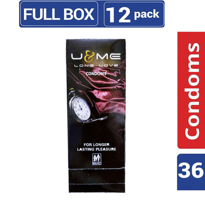 Uandme Long Love Condom 12 Pack Bd