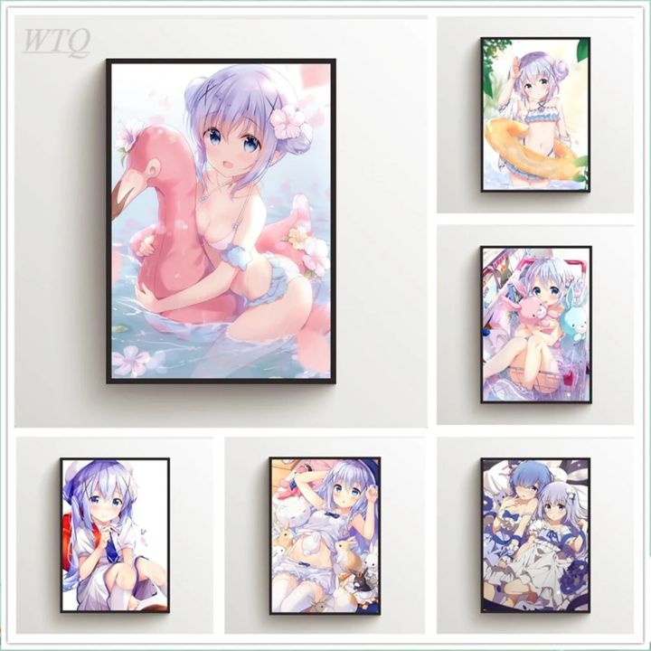 Anime Posters Is The Order A Rabbit Kafuu Chino Canvas Painting Decor ...