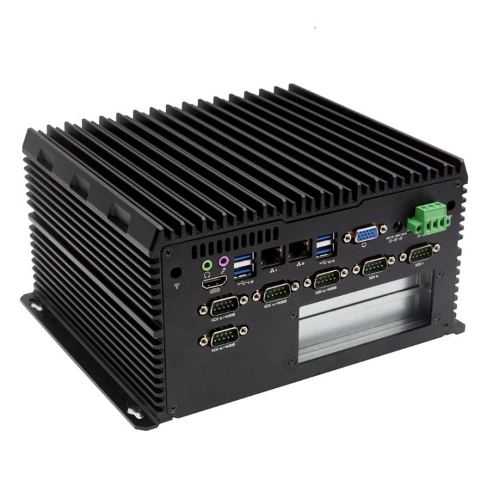 Fanless Industrial Computer, 6/7/8th Gen. Core i3/i5/i7 U Processor, 6*COM, 8*USB, 2*GLAN, 2*PCI ...