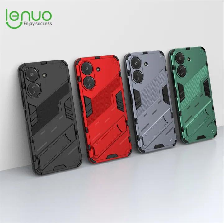 Lenuo Punk-Casing For Redmi 13C / Poco C65 Back Cover Eight-Color Anti-Fall And Anti-Slip Phone ...