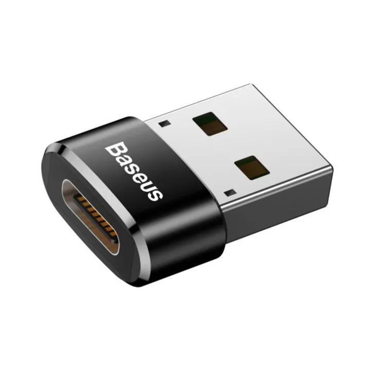 Baseus USB Male to Type C Female Adapter High Speed Compact Connector ...