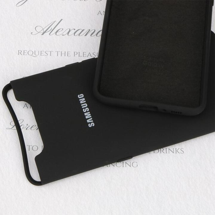 Samsung Galaxy A80 Liquid Silicone Case Silky Soft-Touch Finish Back ...