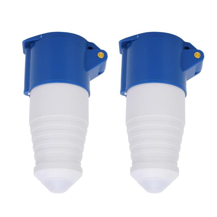 2Pcs Industrial Power Plug 3‑Pin 1‑Phase Explosion‑Proof Waterproof 16A ...