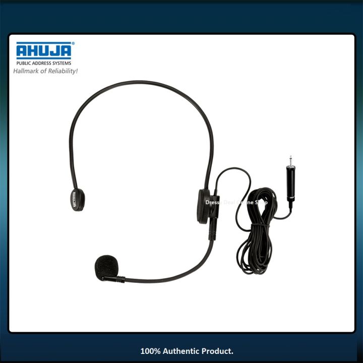 Ahuja HBM-60CC Headband Microphone 3.5 mm jack with 6 meter (19.5 feet ...