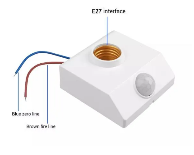 motion sensor holder, motion sensor lamp holder,E27 Infrared PIR Sensor ...