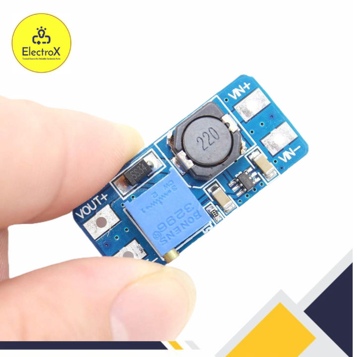 MT3608 2A DC-DC Converter 2-24V to 5-28V Adjustable Boost Module | Daraz.com.bd