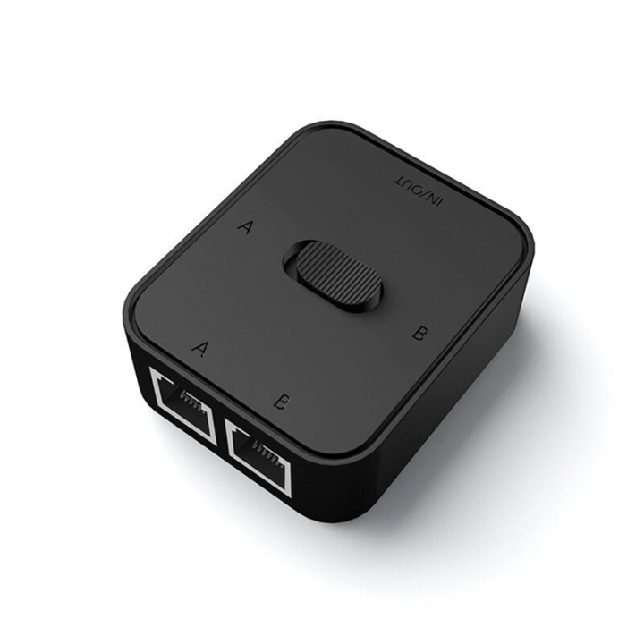 2 Port RJ45 LAN CAT6 Network Switch Selector 1000Mbps | Daraz.com.bd