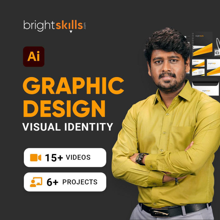Visual Identity Graphic Design - Bright Skills | Daraz.com.bd