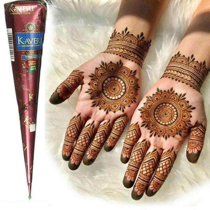 Kaveri Cones natural henna mehndi Eid Offer (12 Pcs) | Daraz.com.bd