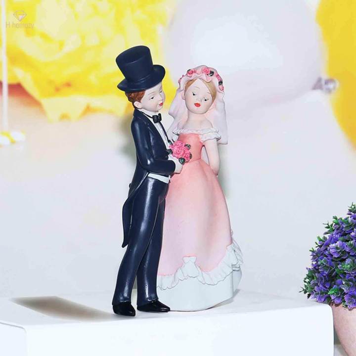 Wedding Cake Topper DIY Micro Landscape Romantic Wedding Cake Dolls ...