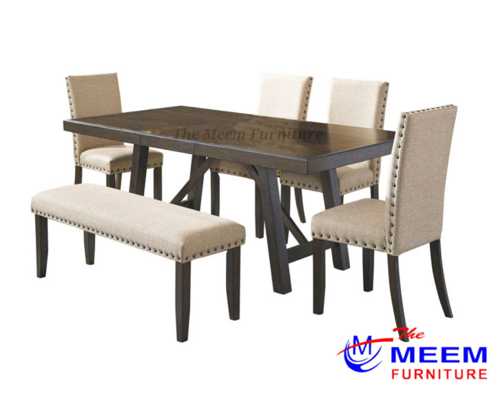Dining Table 6 Seater Made By Segun Wood | Daraz.com.bd
