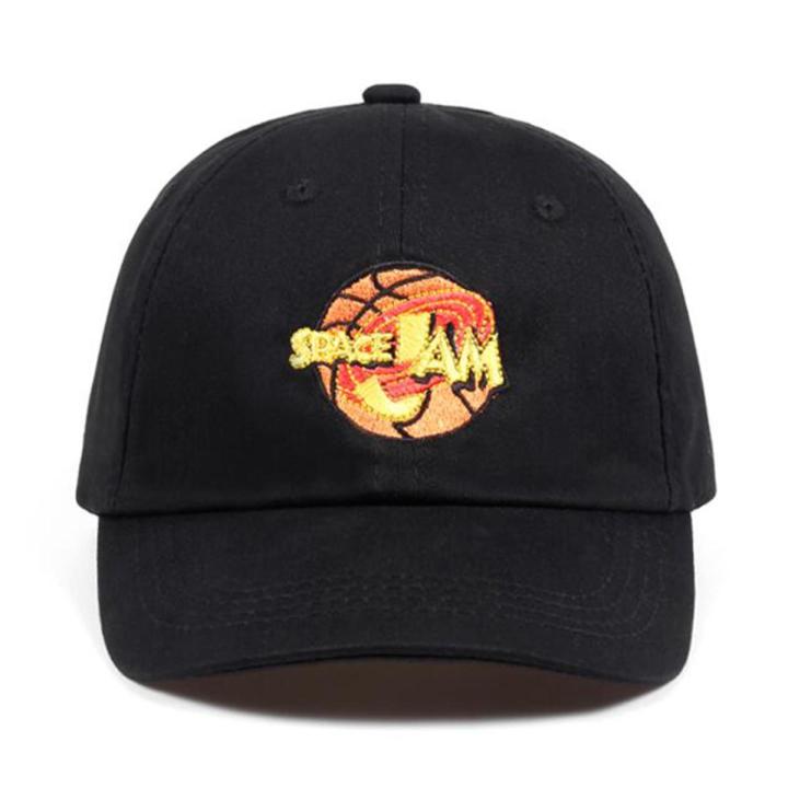 【happy one】Space Jam Dad Hat Movie Fashion Curved Chapeau Cap SpaceJam ...