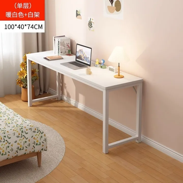 Household Bedroom Long Table Desk Simple Girl's Small Apartment Bedroom ...
