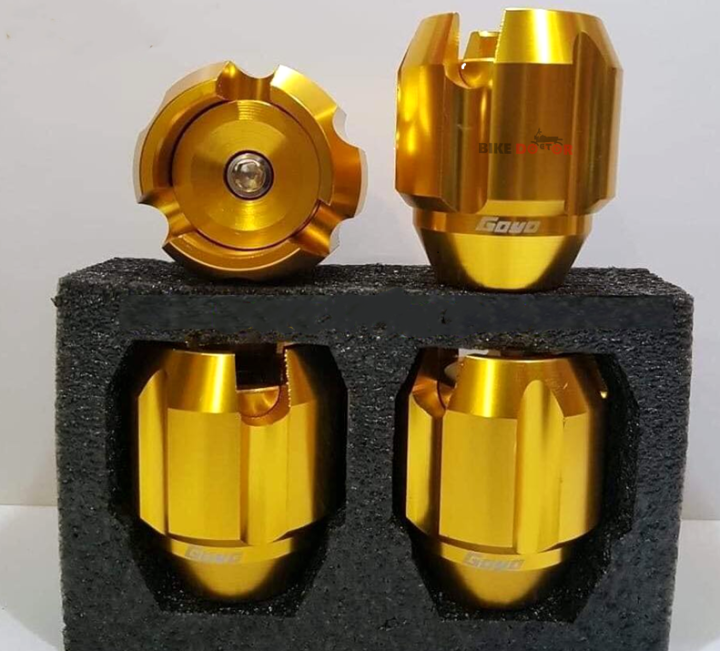 GOYO Branded Alloy Gutli Aluminum Motorcycle Front Slider Protection ...