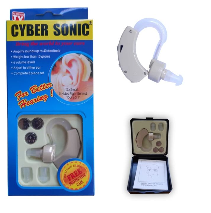 cyber Sonic Hearing Aid Personal Sound Amplifier hear machine | Daraz ...
