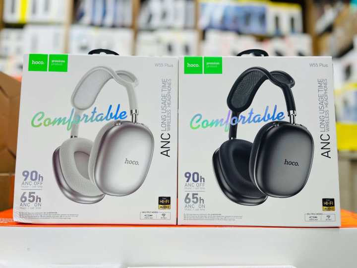 HOCO W55 Plus ANC Bluetooth Headsets | Daraz.com.bd