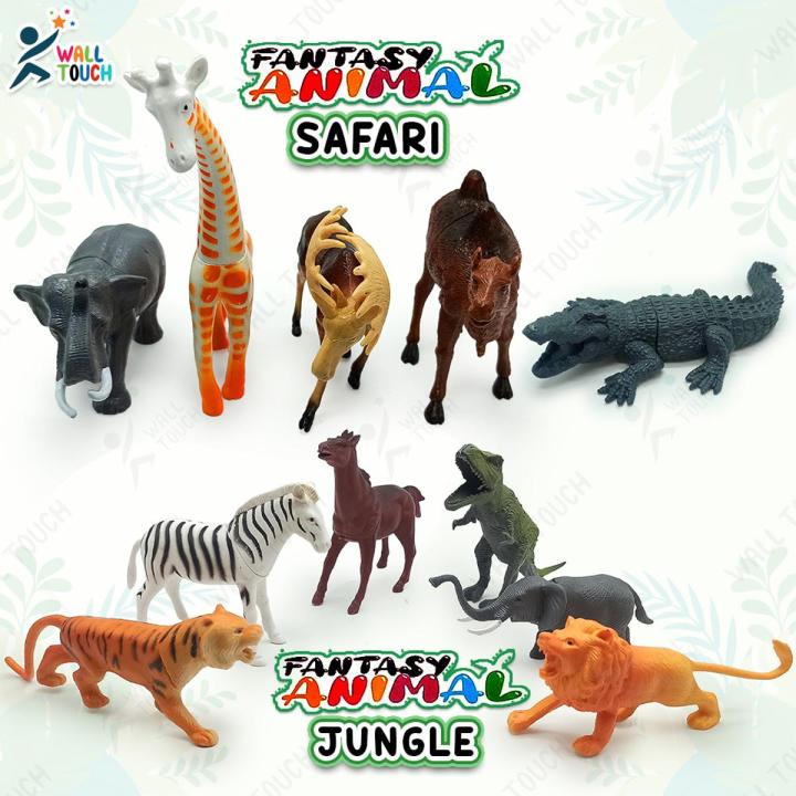 Mini Animal Set - Animal Play Sets 05 & 06 Pieces (Safari Animal ...