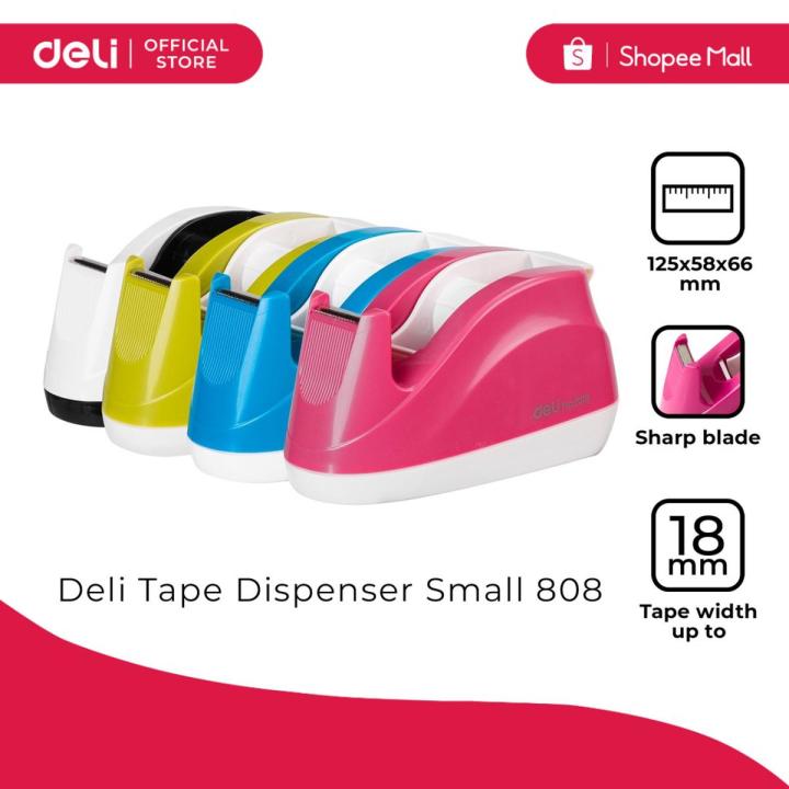 Deli 808 Tape Dispenser - 1pc (Random Color) - Both Side Tape | Daraz ...