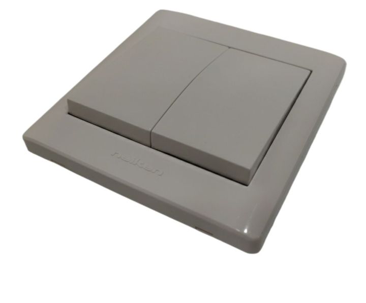 neiken Made in Malaysia Two 2 Gang 10A 2Gang Switch Socket | Daraz.com.bd