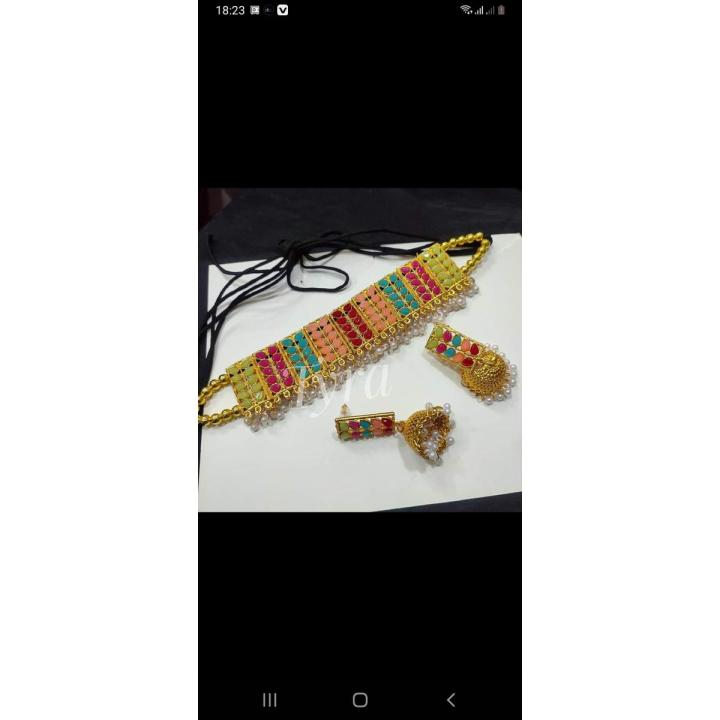 New jumka dul golar patoe set very beautiful set | Daraz.com.bd