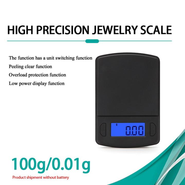 Electronic Jewelry Scale Mini Pocket Scales For Diamond Precision 100g ...