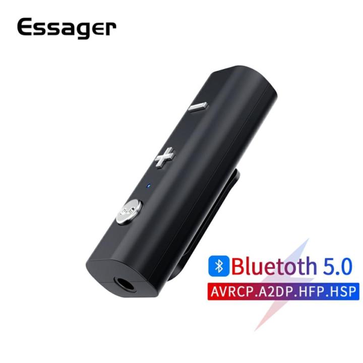 Essager Bluetooth 5.0 Receiver For 3.5mm Jack Earphone Wireless Adapter ...
