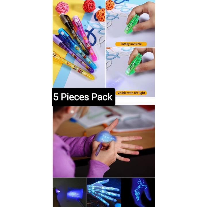 3 In 1 Invisible Magic Pen (5 Pieces) - Pen | Daraz.com.bd