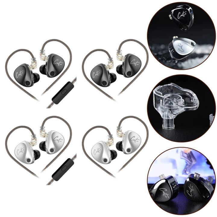 KZ Castor Wired Earbuds In-Ear HiFi Headphones Detachable Cable 2 ...