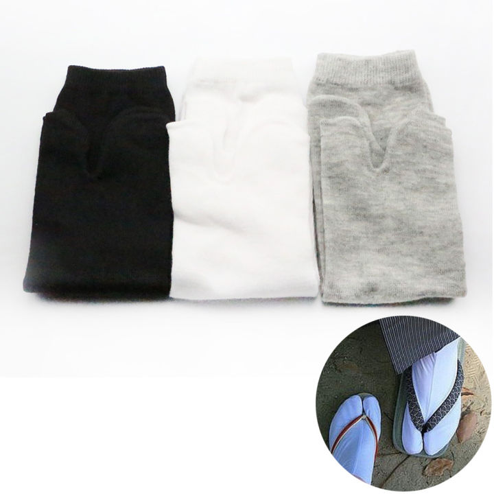 1Pairs Unisex Japanese Kimono Flip Flop Sandal Split Toe Tabi Ninja ...