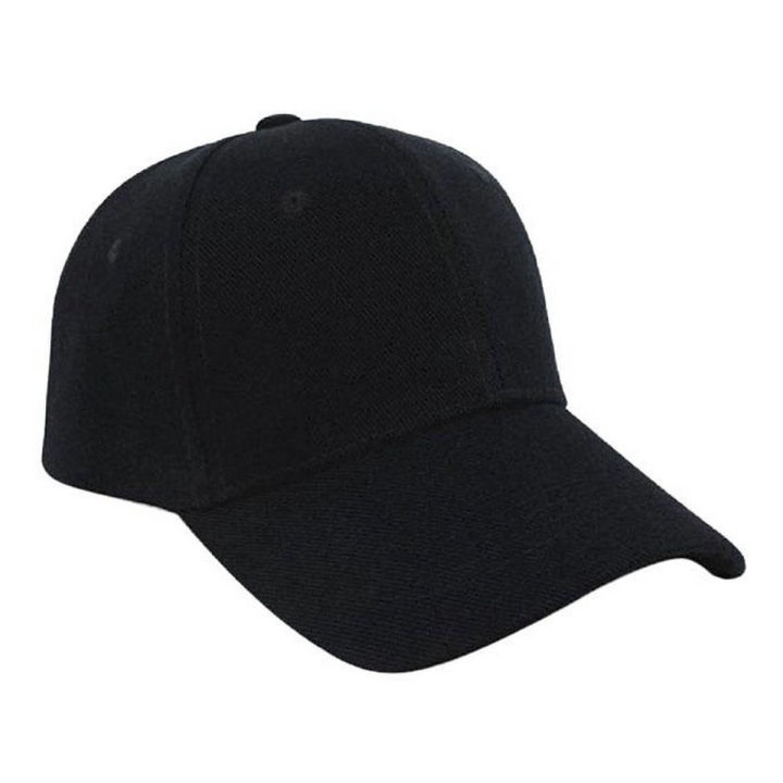 Solid Black Cotton Cap for Men Black Cotton Cap for Men - Cap For Men ...