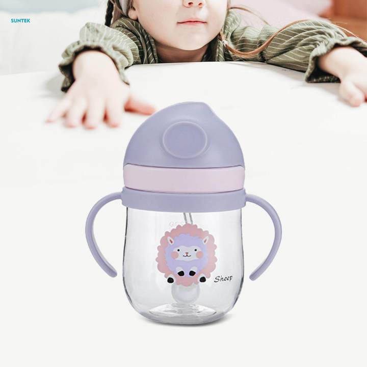 Sippy Cup 8.5oz Easy to Clean Training Cup for Children Boys Girls Kids ...