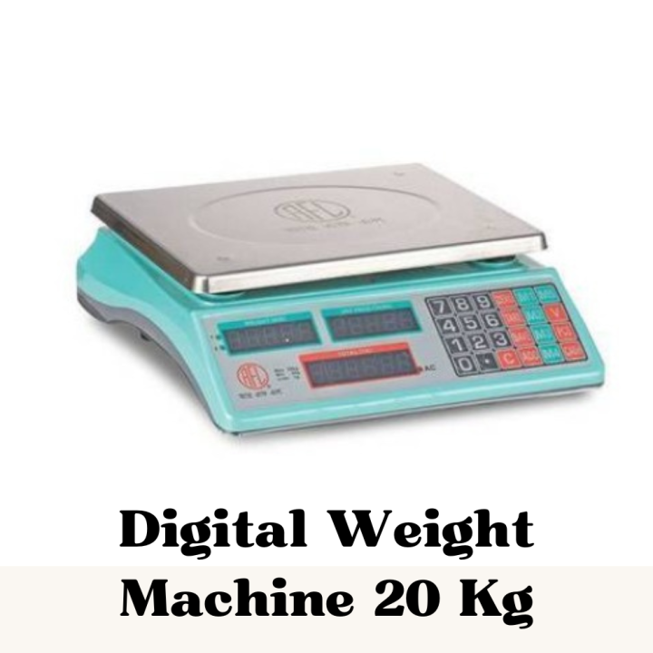 Scale/Scale Machine/Weight Machine/Weight Machine Digital-20-Kg | Daraz ...