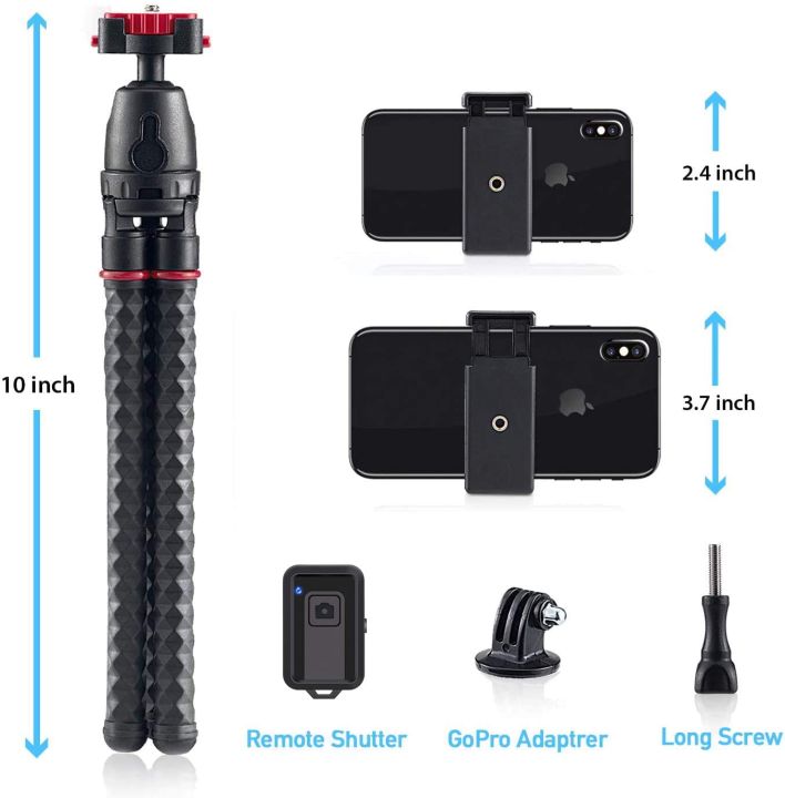 Portable Big Flexible Octopus Travel Tripod For Mobile & DSLR | Daraz ...