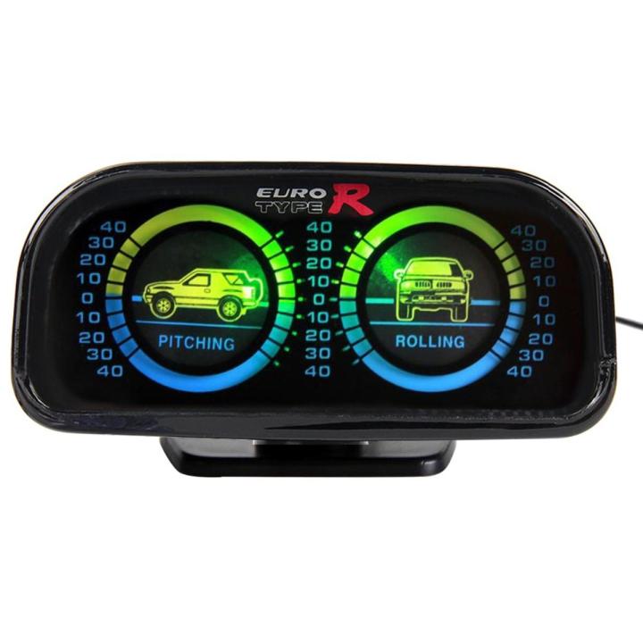 Euro Typer Car Adjustable Compass Balancer Slope Meter Tachometer ...