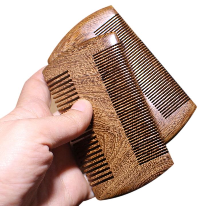 【3C VictoryEagle】Sandalwood Comb Gold Comb Handmade Beard&Hair Combs ...