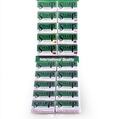 SHARP Blades 50/100 pc ( 10/20 Box) (100% sharpness) Smooth blade ...