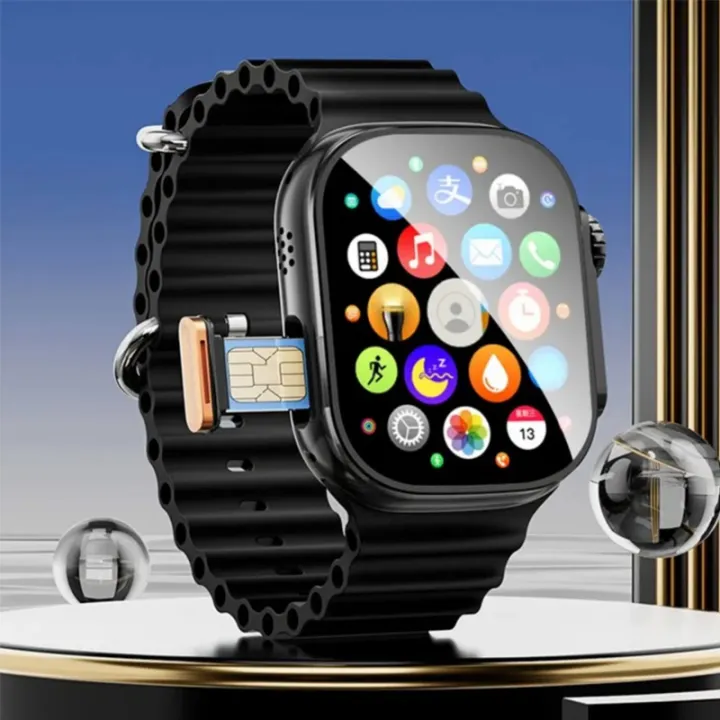 WS10 Ultra Android Smartwatch: 8GB RAM, 128GB ROM, Rotatable Camera ...