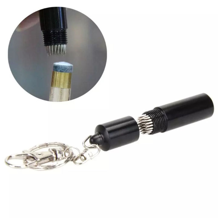 Repair Tool Metal with Keychain Tapper tip Billiard Cue Tip Shaper ...