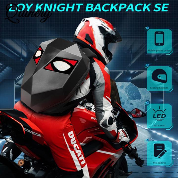 DIY Crelander LED Knight Backpack Waterproof Motorcycle Riding Backpack ...