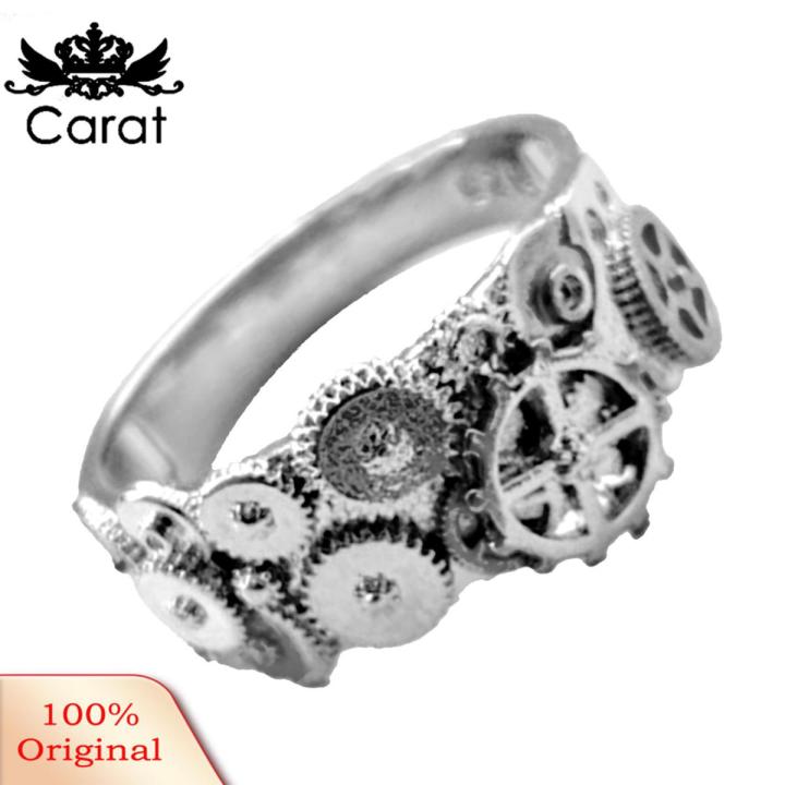 Carat Wedding Ring Fine Workmanship Clockwork Mechanical Couple Ring ...