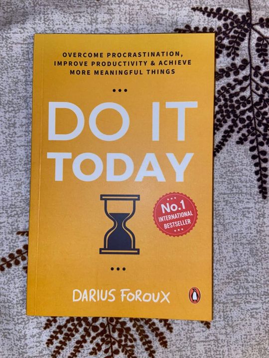 Do It Today Quotes by Darius Foroux | Daraz.com.bd