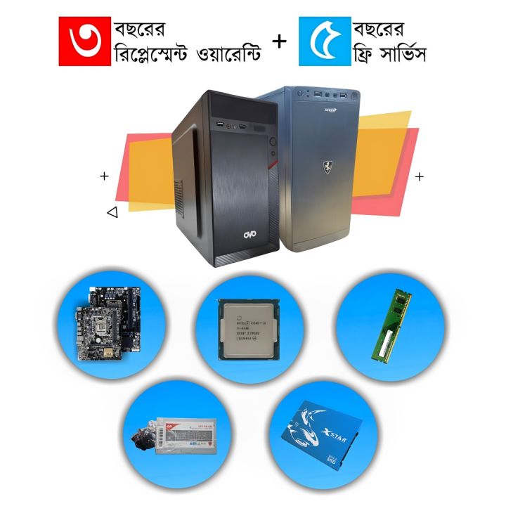Desktop Pc Core I3 7th Generation 8gb Ram 128gb Ssd Bd